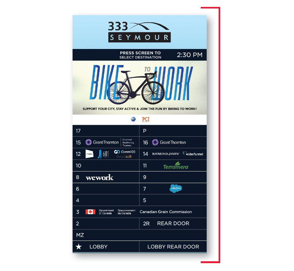 Touch-To-Go Touchscreens | MAD Elevator Inc.